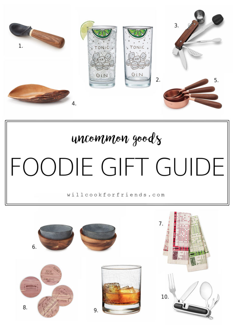 Uncommon Goods Foodie Gift Guide - Will Cook For Friends